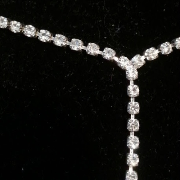 Jewelry | Rhinestone Y Necklace Nwot 18 | Poshmark
